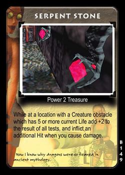 Serpent Stone (Card) - WikiRaider